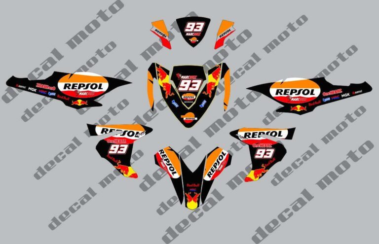 HONDA CLICK: 125,150 V1 STICKER DECALS, REPSOL DESIGN – DECAL MOTO PH