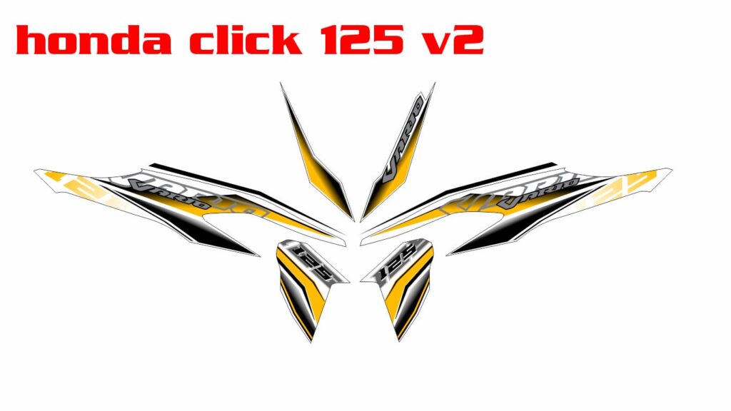 HONDA: CLICK 125 V2 DECAL STICKER – DECAL MOTO PH