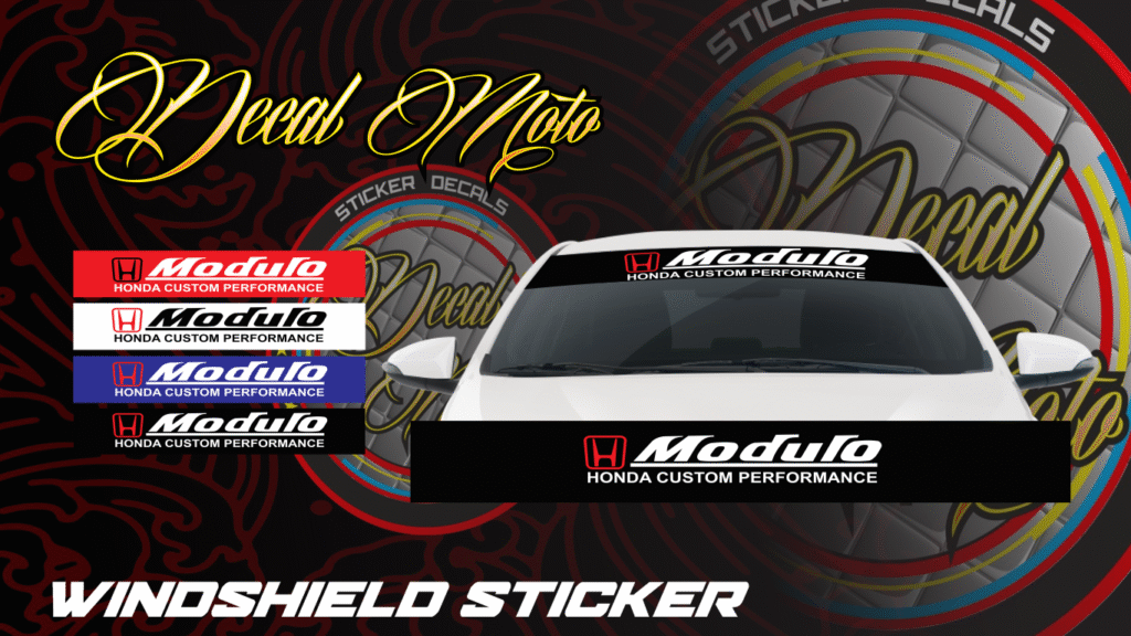 WINDSHIELD: Decal Sticker Design for Honda Windshield – DECAL MOTO PH